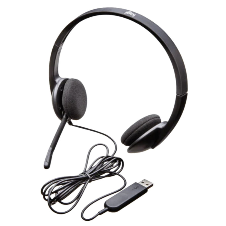 Logitech H390 USB Headset with Noise-Cancelling Mic – Learning Headphones