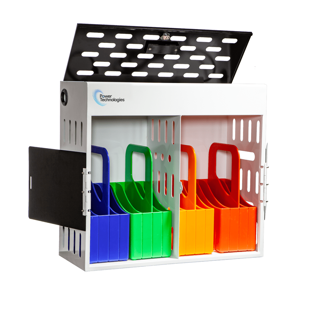 POWRT™ AC-GO-16 | 16-Device Charging Cabinet w/ Carry-Out Baskets ...
