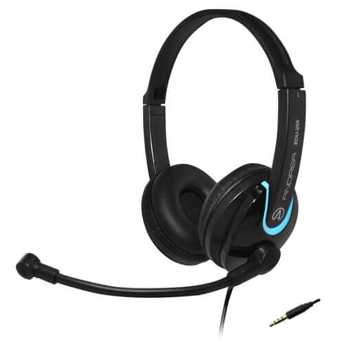 EDU-255M Mobile Headset | 3.5 mm TRRS On‑Ear – Learning Headphones
